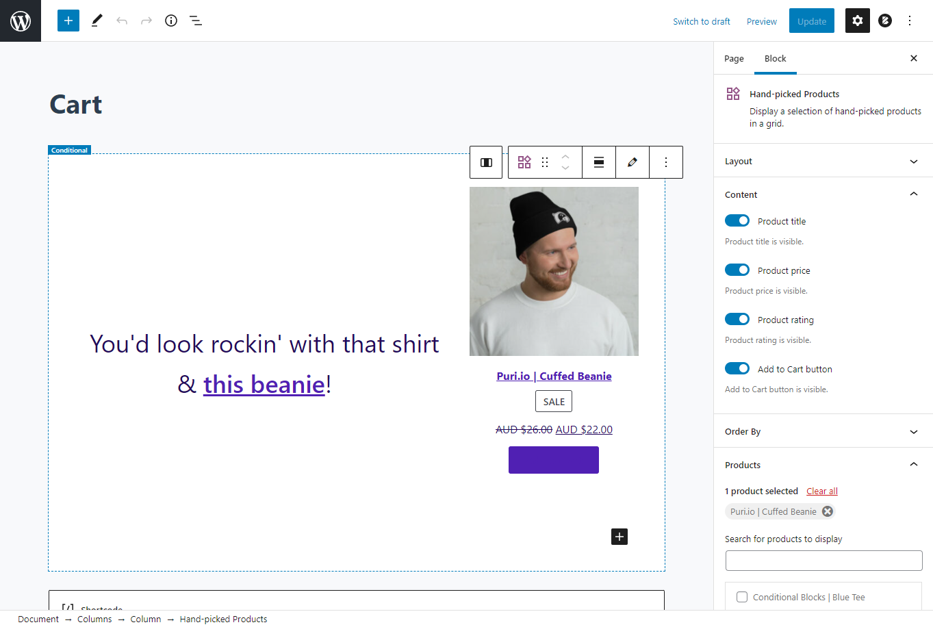 Cart Messages Plugins For Woocommerce Conditional Blocks