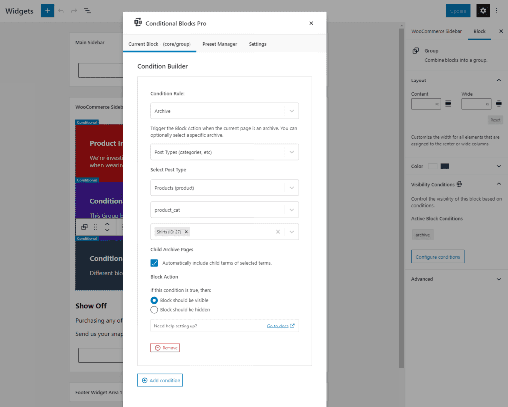 Conditionally Display WordPress Blocks on Archive Pages (Category, Tag ...