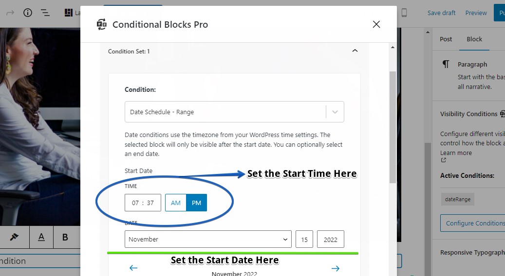 How to Schedule WordPress Block Content
