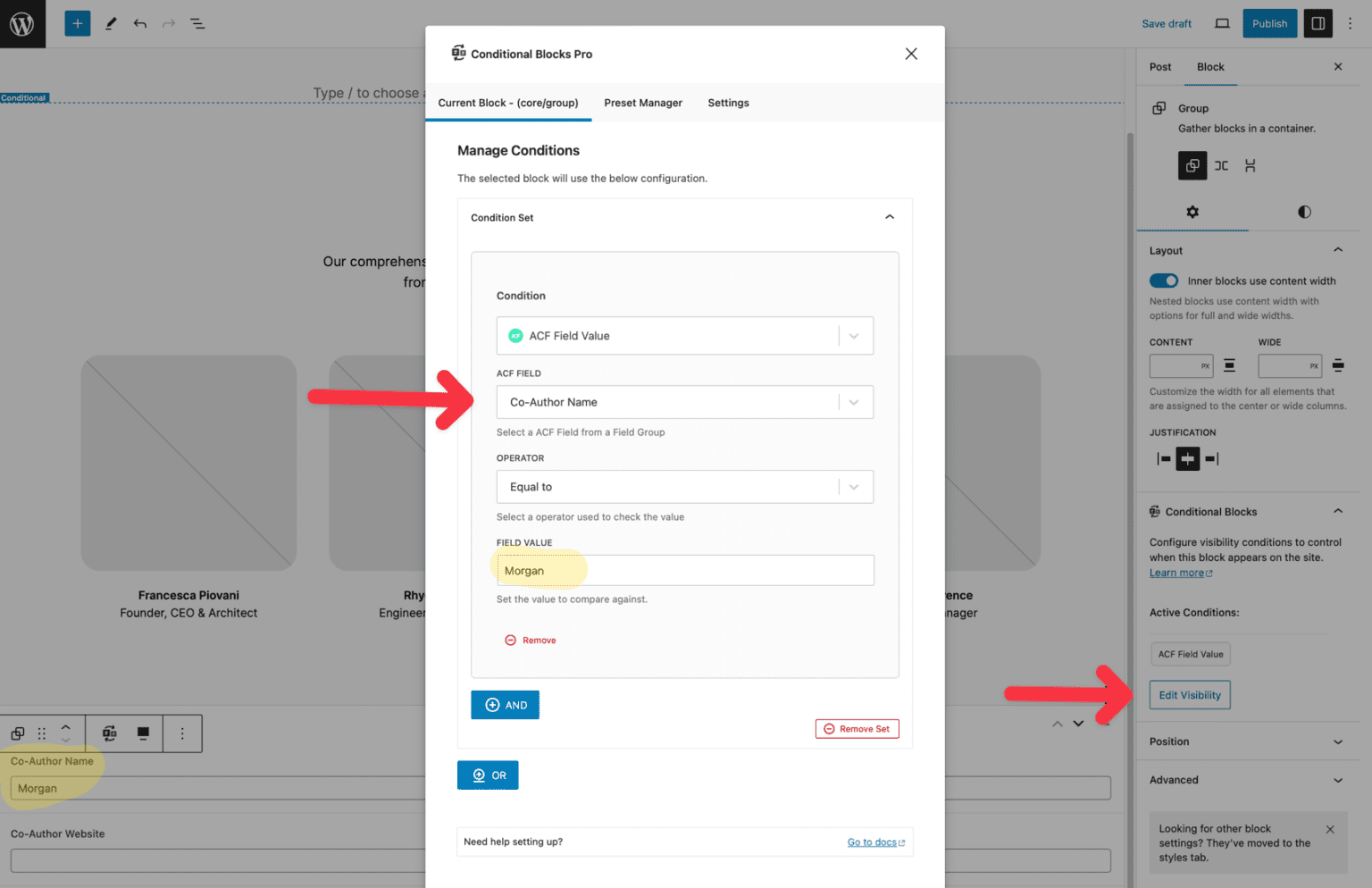 Features Whats Included In Conditional Blocks For Wordpress 3284